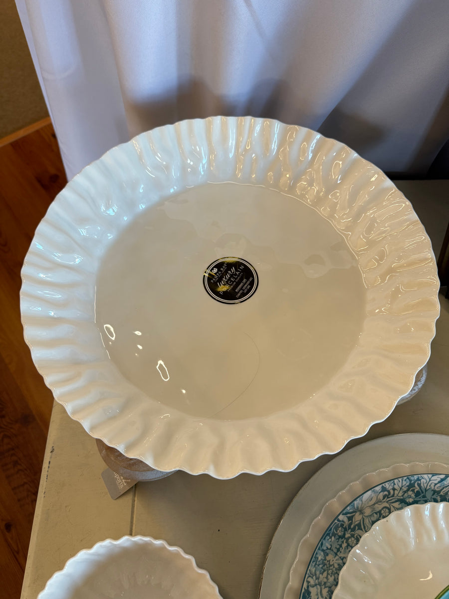 PB MAS2953WH ROUND DEEP SERVER – The Cottage Collective